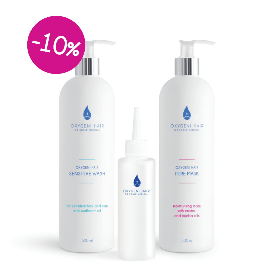 Kit for oily scalp and dry, split ends - Oxygeni Hair and Skin Shop